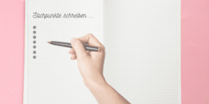 Schreibung von Stichpunkten: Aufzählung oder Teil eines Satzes?